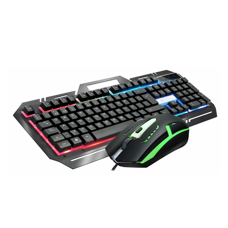 KIT de Teclado + Mouse Gamer Shot Gaming RGB 9001 USB Negro VARIOS ...