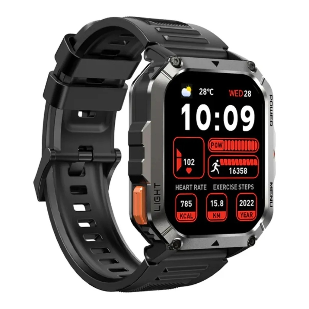 Reloj Inteligente Smartwatch Blackview W70 Pro de 2.01" Linterna Negro ...