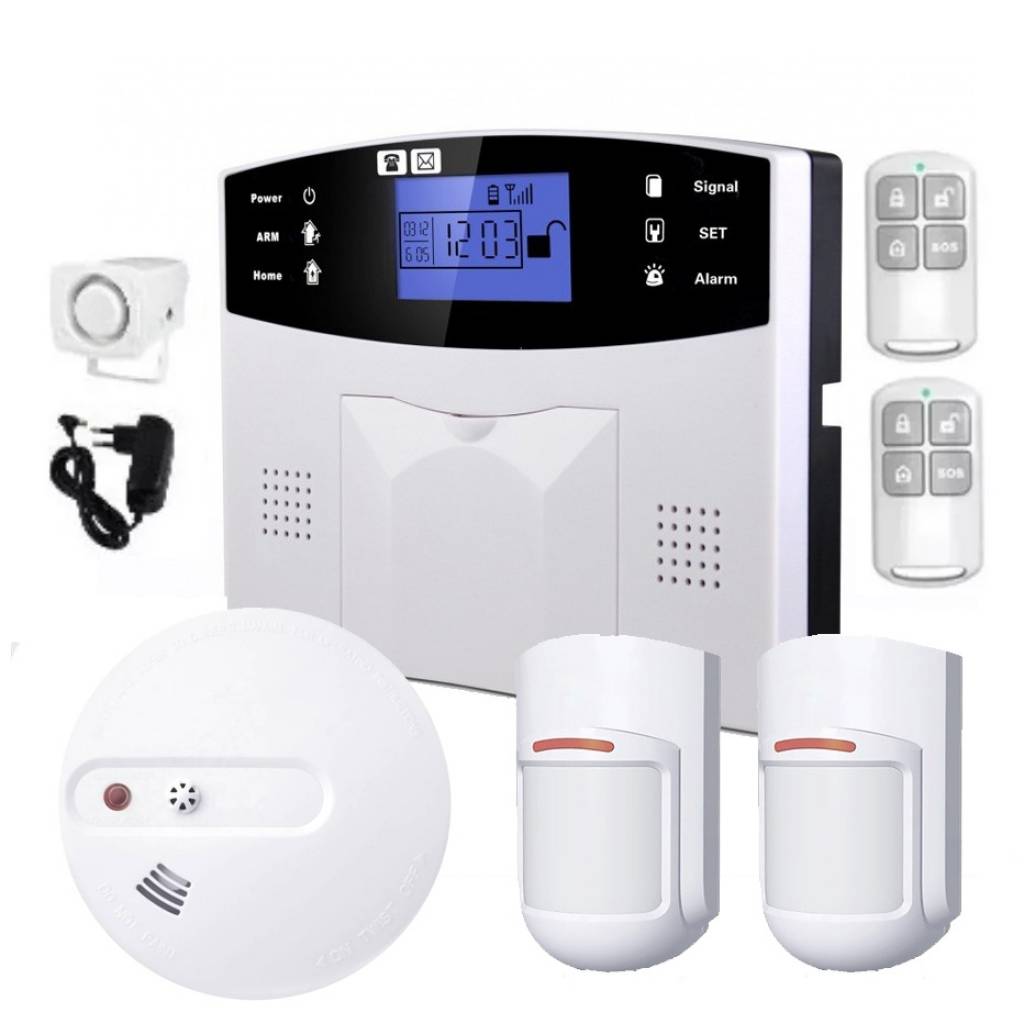 KIT de Alarma Tuya Smart TS980 WiFi 4G/LTE + 2 PIR + Sensor de Humo SEGURIDAD Y ACCESO ALARMAS Kits