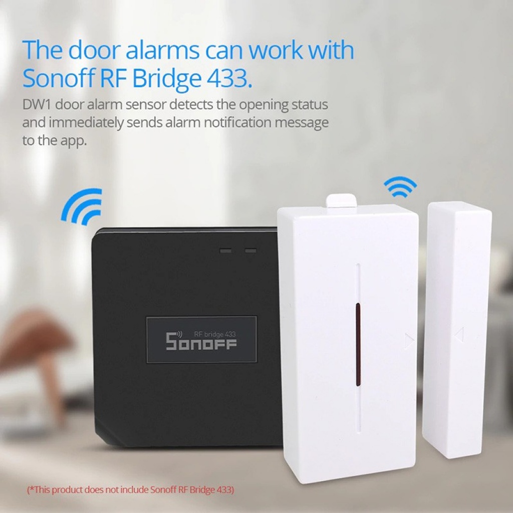 Sensor Alarma Magnético Sonoff DW1 para Puertas y Ventanas SEGURIDAD Y ...