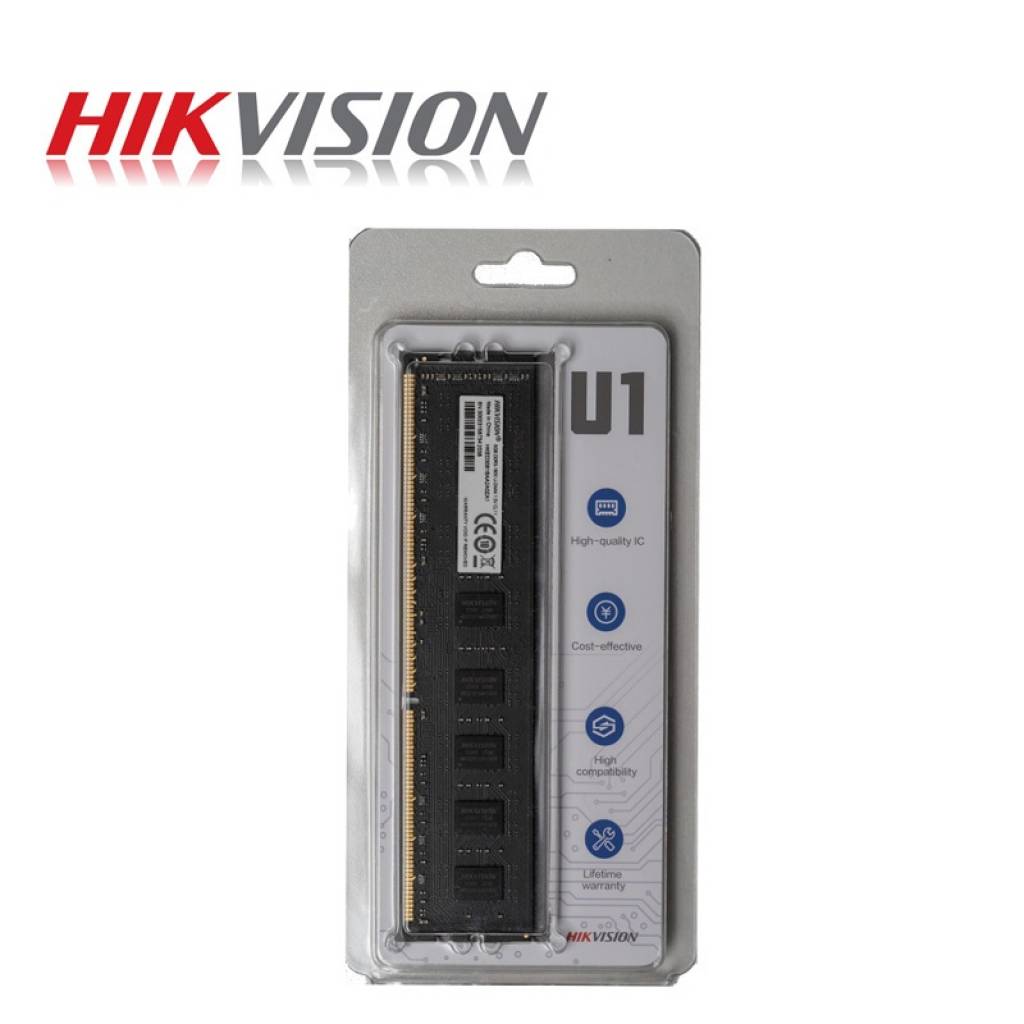 Memoria Hikvision U1 DDR3 4 GB 1600 Mhz Box HARDWARE MEMORIAS Para PC