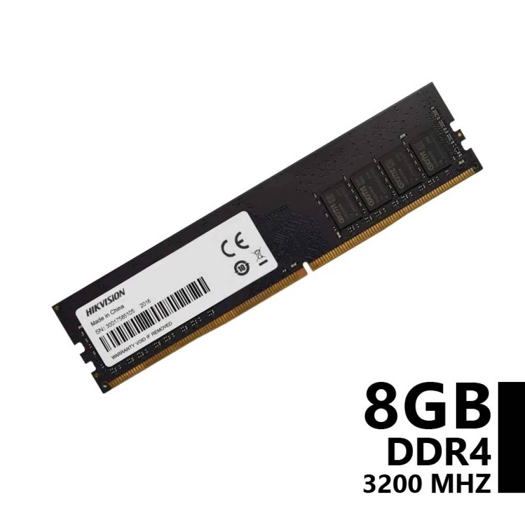 Memoria Hikvision U1 DDR4 8 GB 3200 Mhz HARDWARE MEMORIAS Para PC